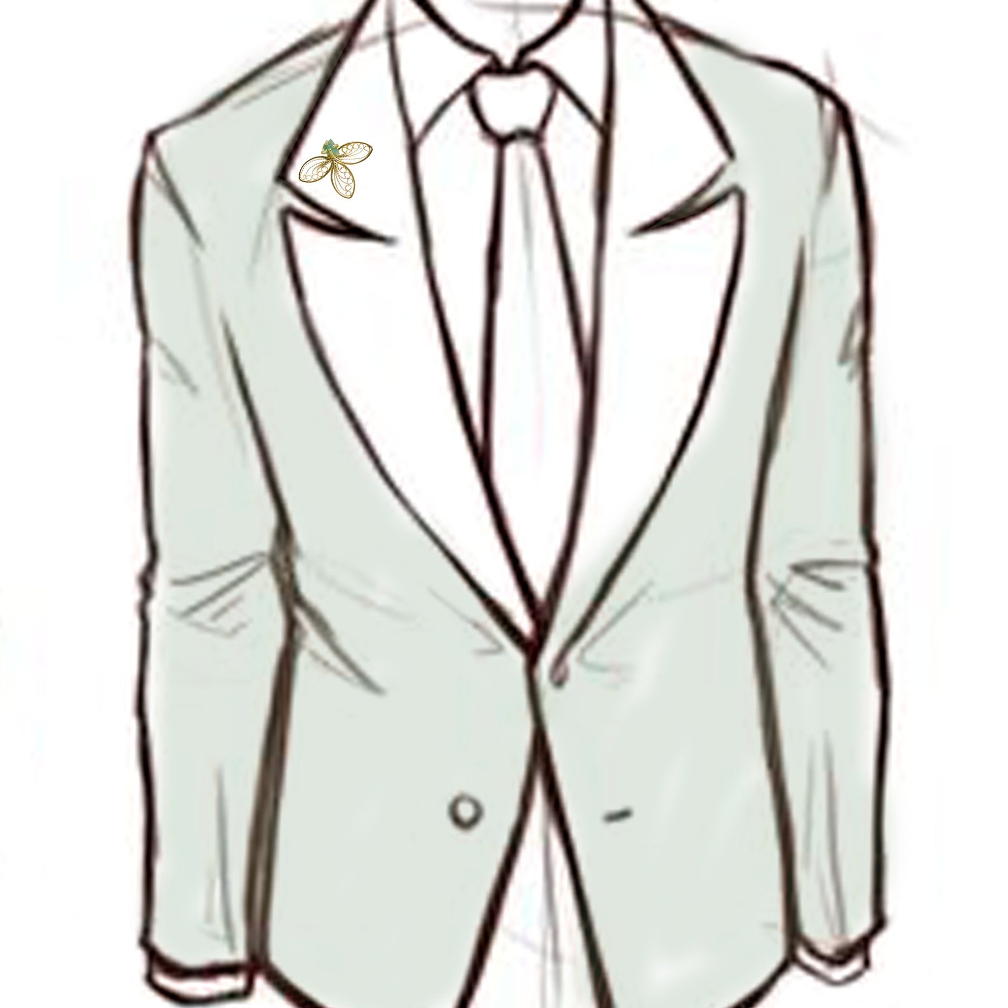 FILIGREE FOREST PIN – YUMAJAI